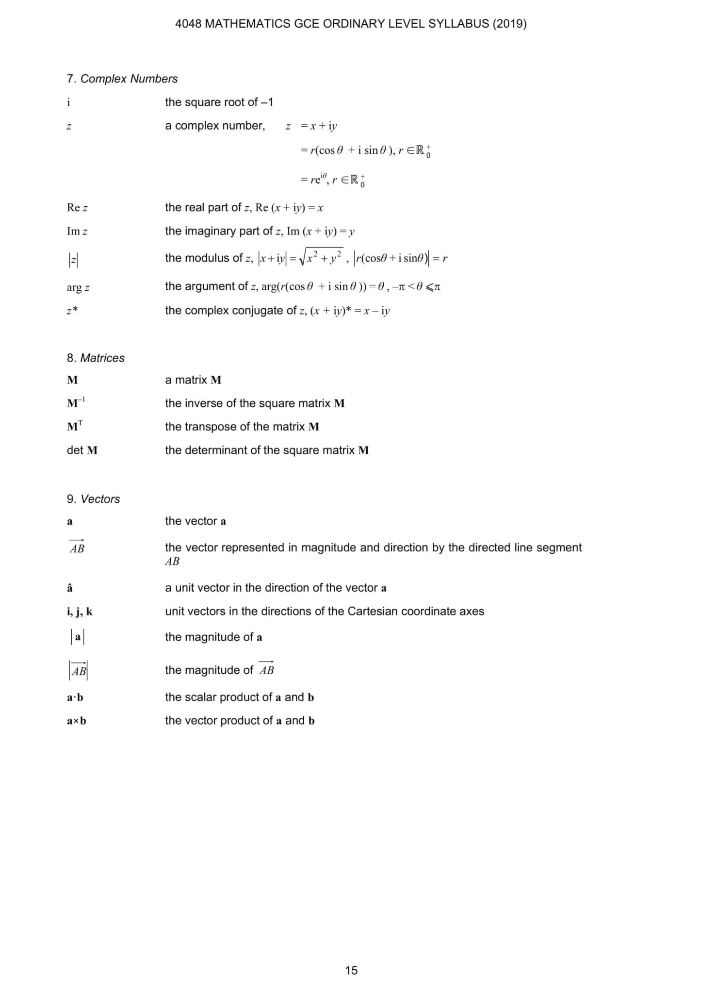 EMath Formula Sheet O Level 2024 Ingel Soong EMath Formula Sheet O Level 2024 Ingel Soong