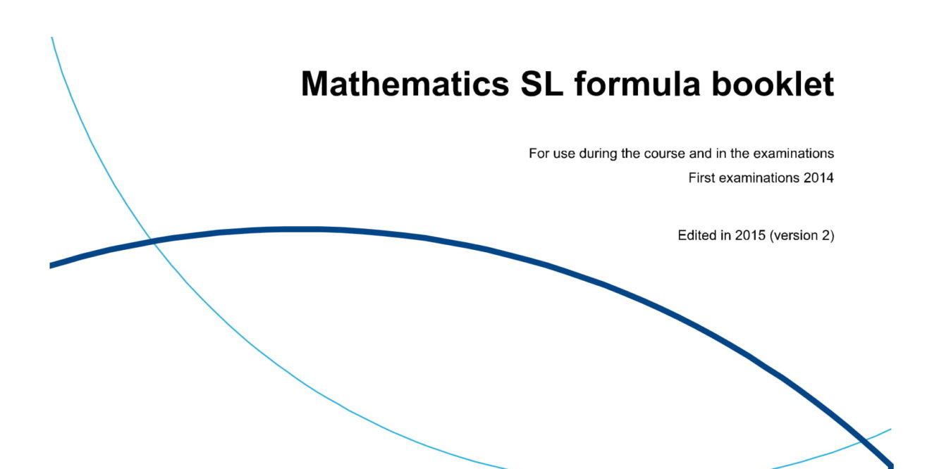 IB SL Math Formula Booklet 2025 Ingel Soong Delivers Results IB SL Math Formula Booklet 2025 Ingel Soong Delivers Results